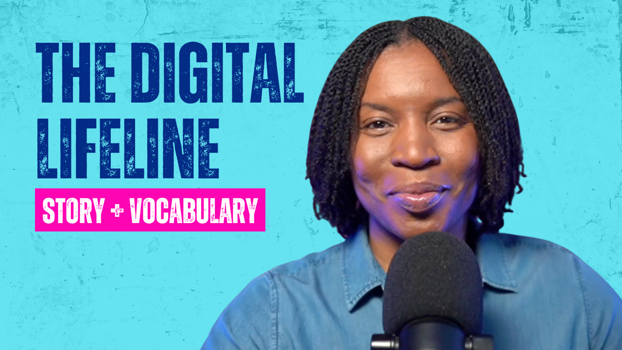 STORY + VOCABULARY | "The Digital Lifeline" - Speak English with Tiffani